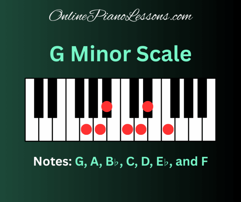 G Minor Scale (The Definitive Guide) - Online Piano Lessons